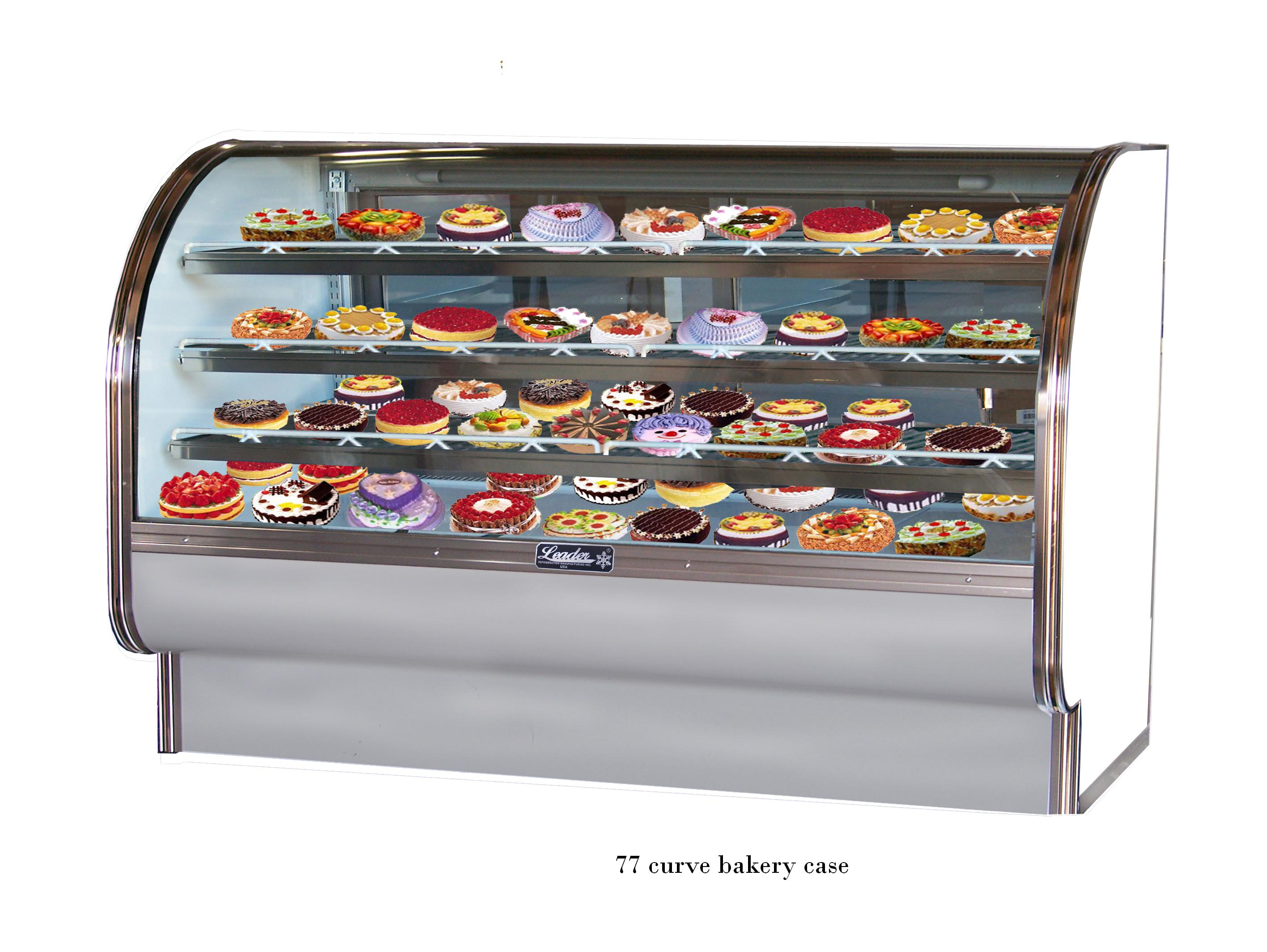 #189 Curved Bakery Case